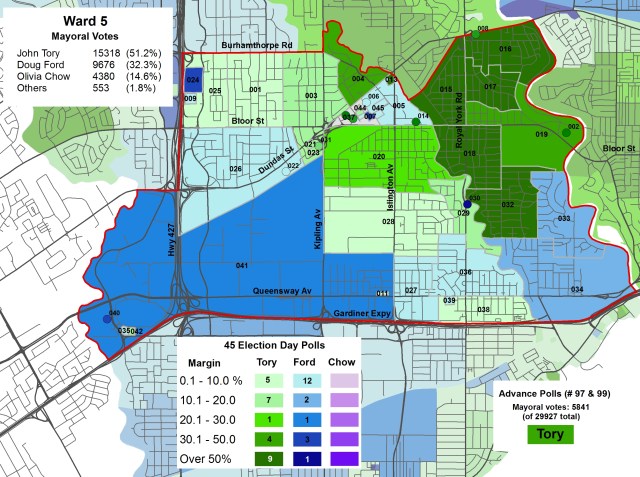 Mapping the 2014 Toronto election: Wards 5 and 6 – Sean Marshall