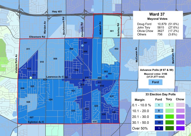 Mapping the 2014 Toronto Election: Wards 37 and 38 – Sean Marshall