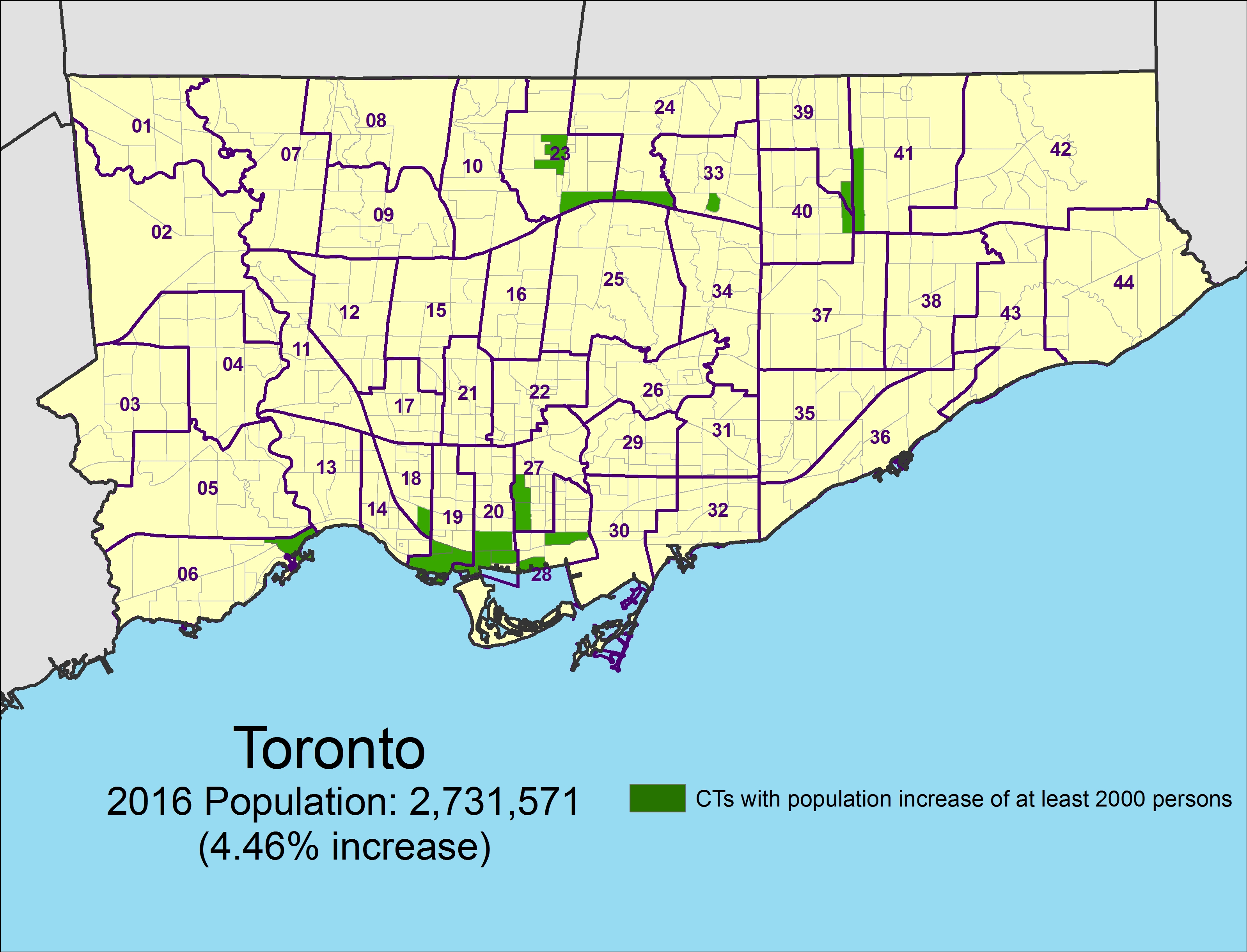 Mapping Toronto’s population growth – Sean Marshall