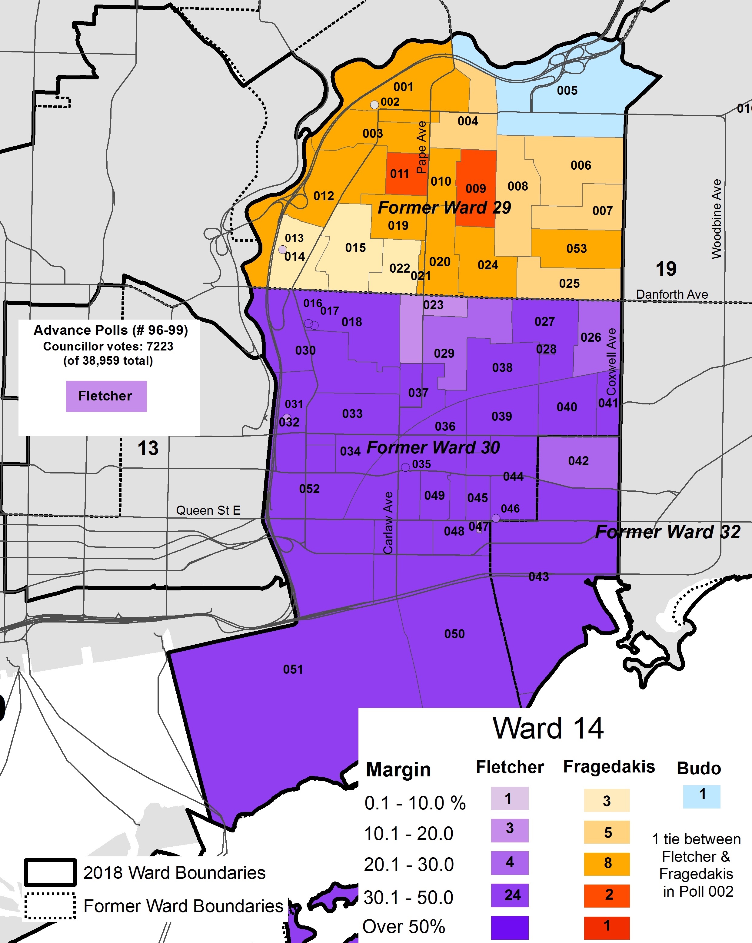 Mapping the council race in Ward 14 — Toronto-Danforth – Sean Marshall